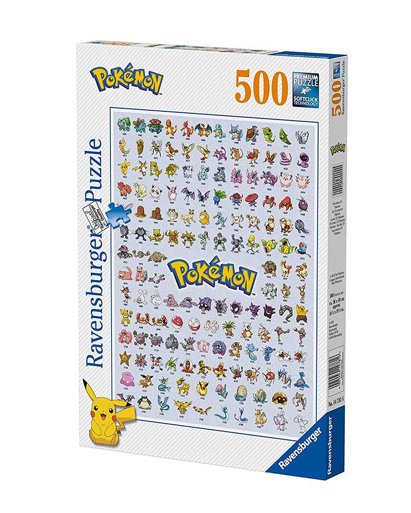 Puzzle 500 piezas - Pokémon - Ravensburger